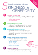 Develop Kindness and Generosity in 5 Ways