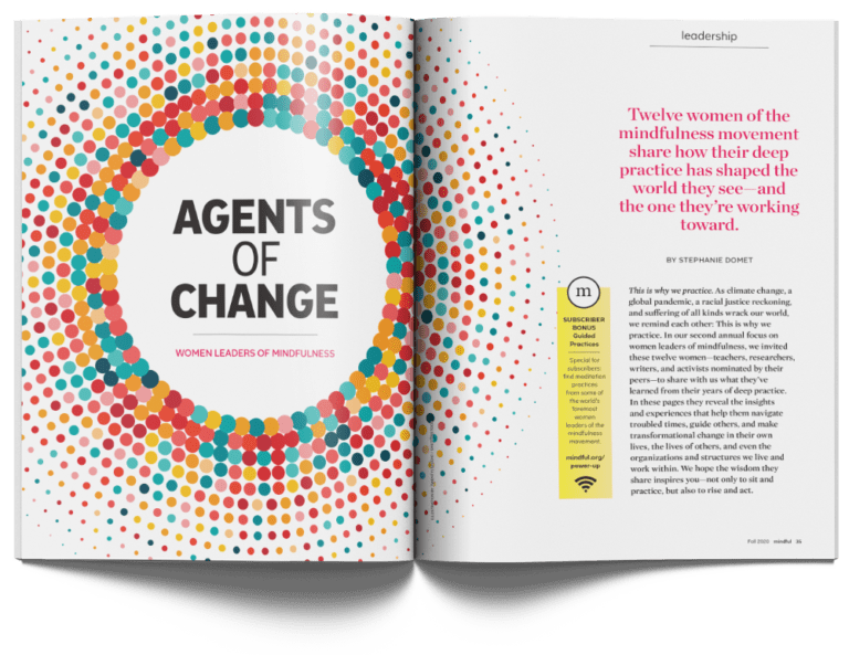 Your First Look at the Fall 2020 Issue of Mindful Magazine - Mindful